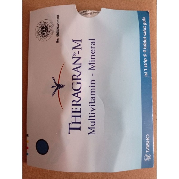 Jual Theragran-M 4 Tablet (1 strip) | Shopee Indonesia