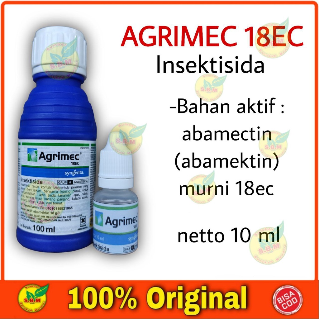 Jual AGRIMEC 18EC insektisida abamektin abamectin murni pembasmi hama serangga ulat tungau ...