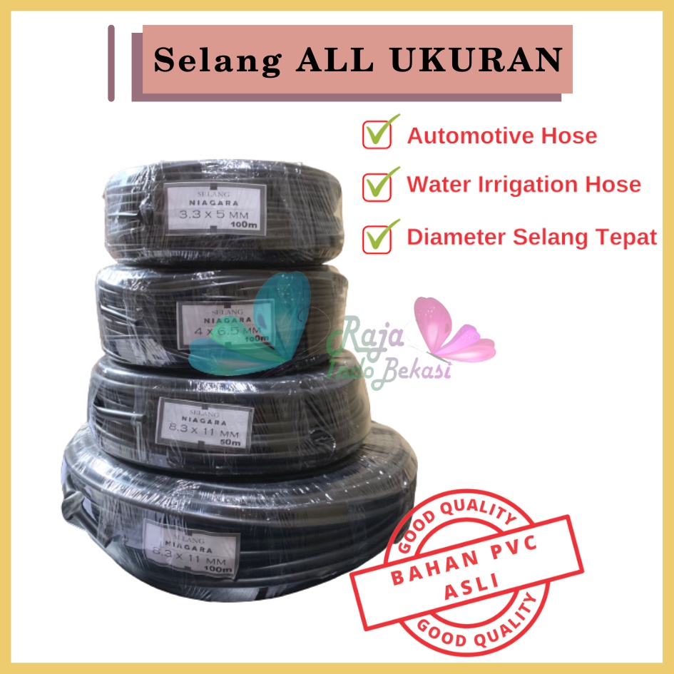 Jual Selang Pe 11mm 16mm 1ROL 50m 100m Kualitas Bagus Fertigasi Irigasi ...