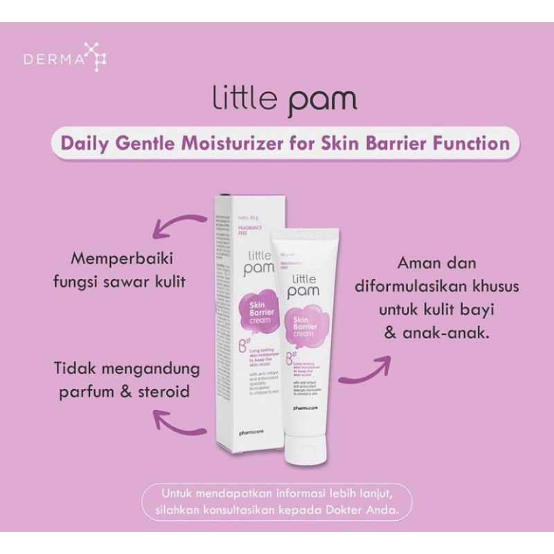 Jual LITTLE PAM SKIN BARRIER CREAM 30 GR - cream pelindung kulit bayi ...