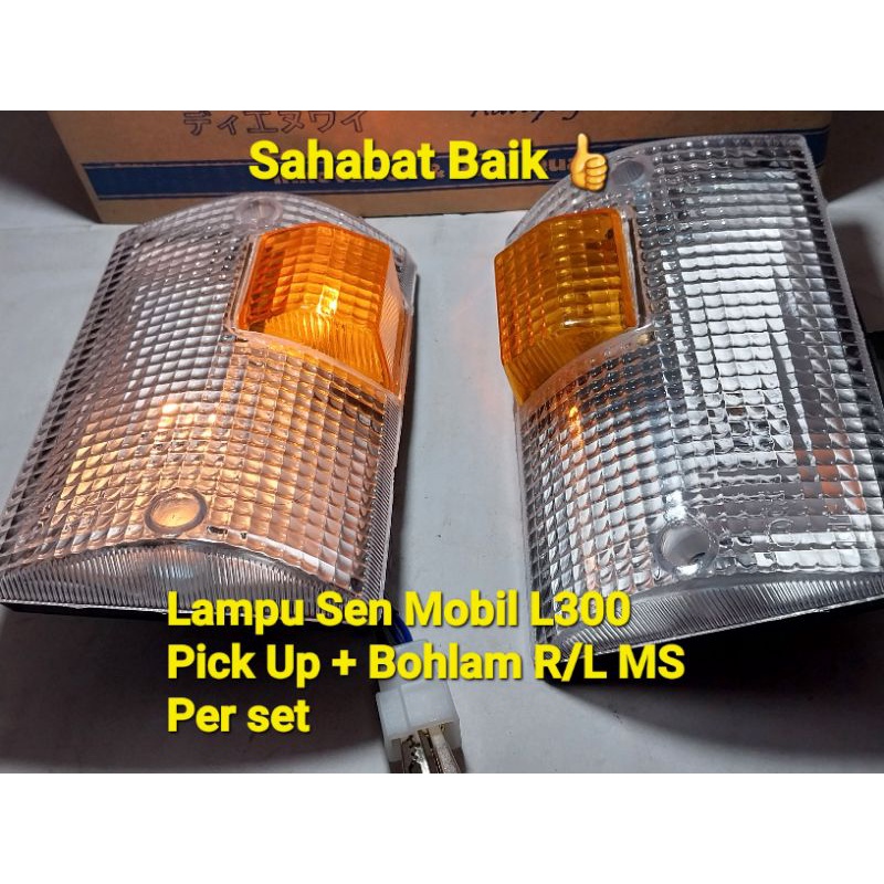 Jual LAMPU SEN MOBIL L300 PICK UP+Bohlam RH LH MS per set | Shopee ...