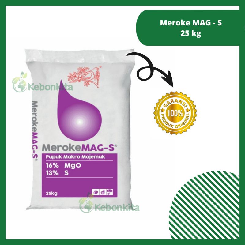 Jual Pupuk Meroke MAG S Kemasan Pabrik 25kg - Pupuk Magnesium Sulfat ...