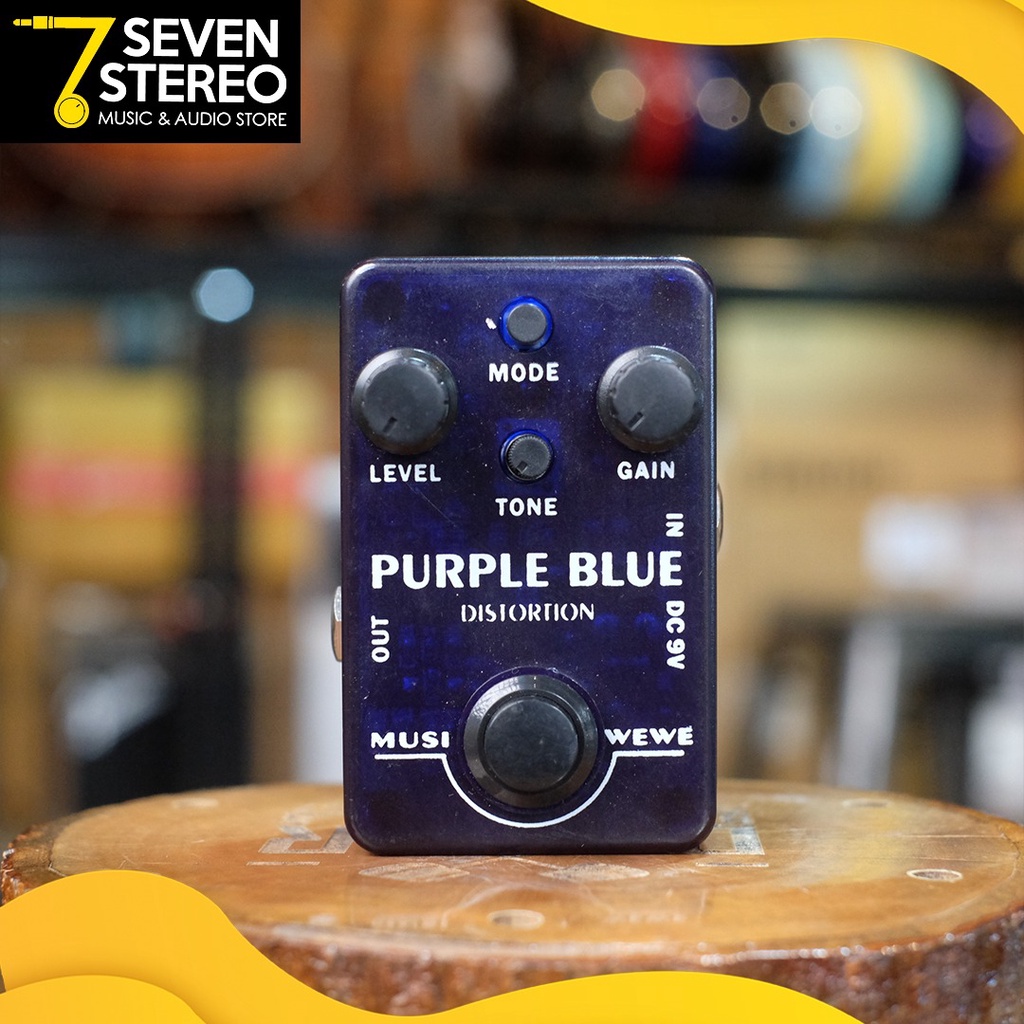 Jual Musiwewe Purple Blue Distortion Guitar Effect Pedal | Shopee Indonesia