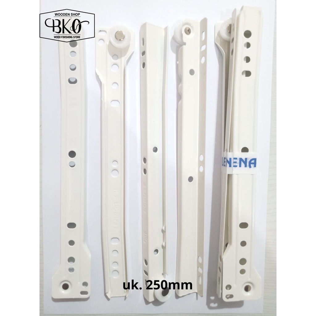 Jual LENAGA - Rel Laci Geser / Sliding 250mm/25cm | Shopee Indonesia
