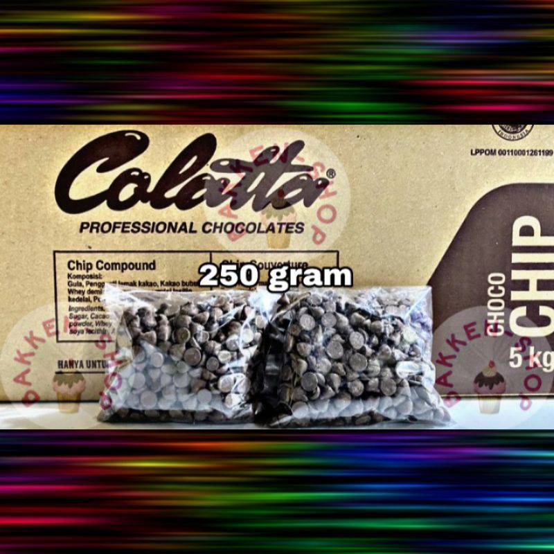 Jual Choco Chip Colatta/Choco Chip Compound 250gr | Shopee Indonesia