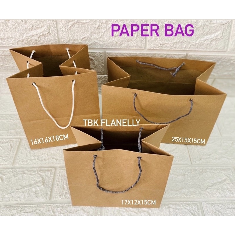 Jual Paper bag (1pack 5pc) | Shopee Indonesia