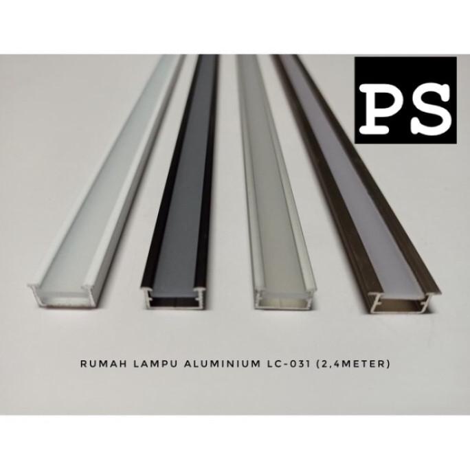 Jual List Rel Lis Led Rumah Lampu Led Strip Alumunium Acrylic Cover ...