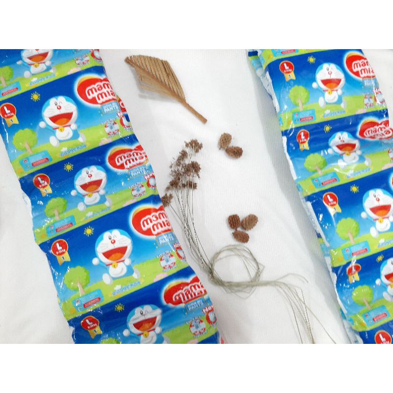 Jual Popok Mamamia Doraemon Diapers pants / Popok bayi celana sachet S ...
