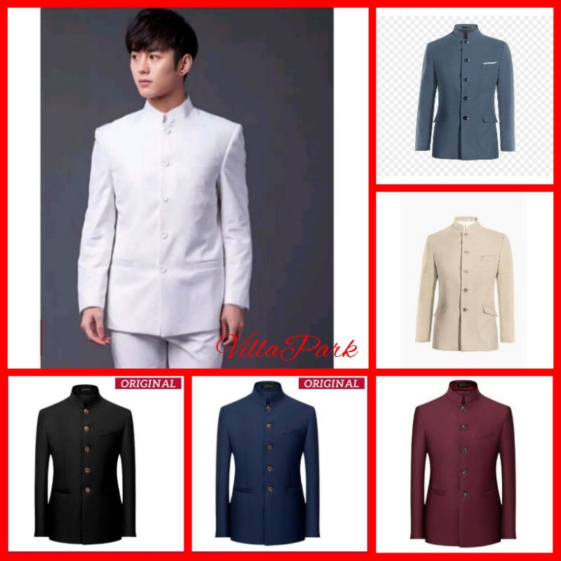Jual Jasko Pria Formal/Jas Mandarin/Jas Ceramah | Shopee Indonesia