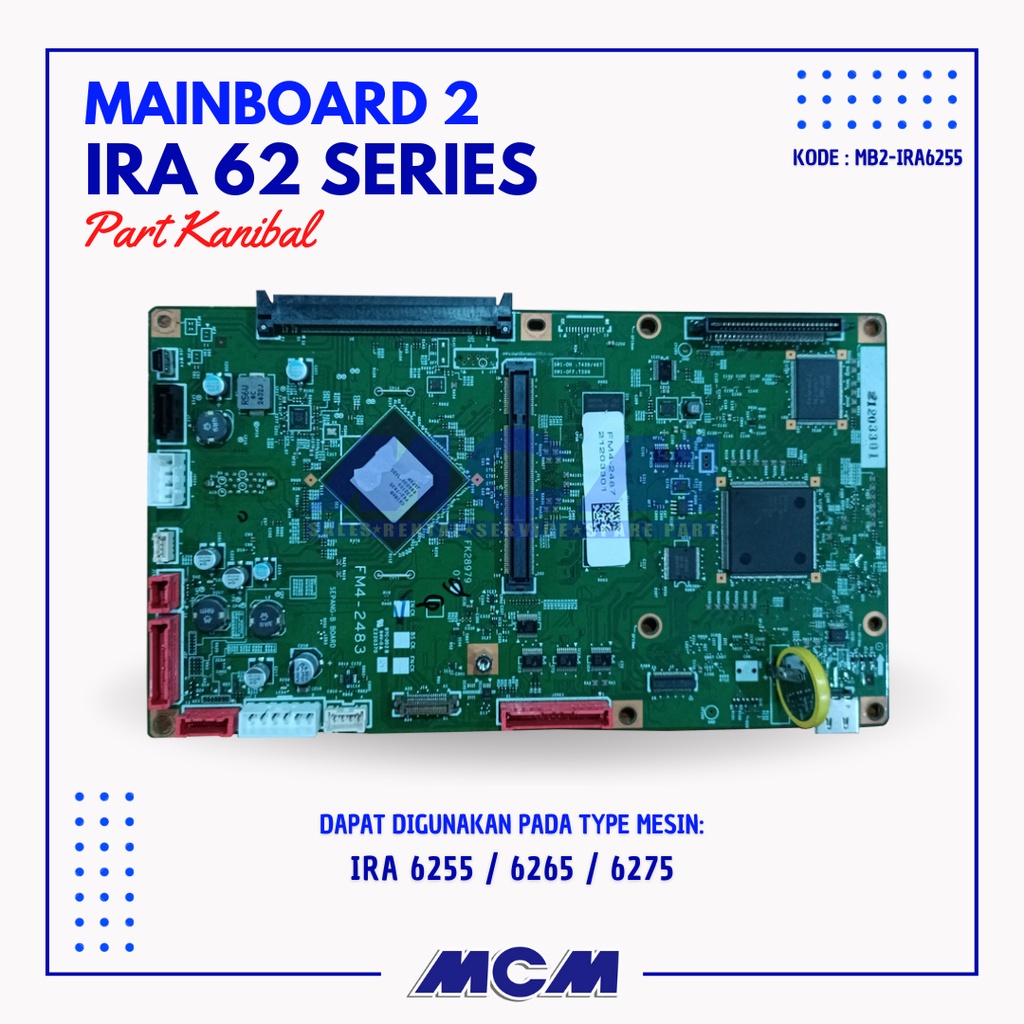Jual MAINBOARD 2 MESIN FOTOCOPY CANON IRA 6255 6265 6275 - PART KANIBAL ...