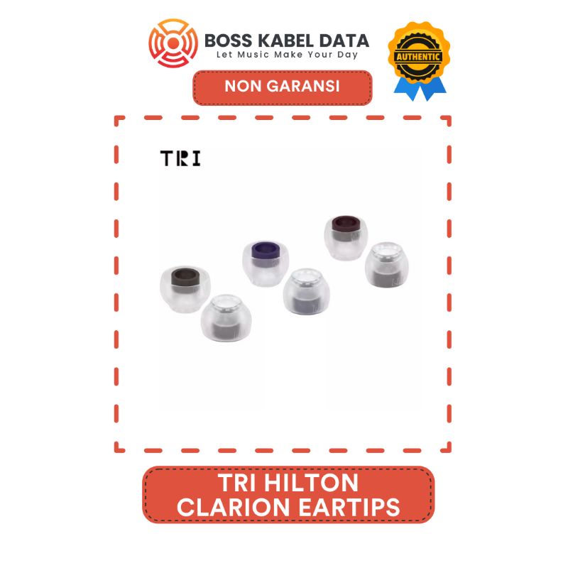 Jual Tri Clarion Hilton Eartips silicone for in ear monitor | Shopee ...