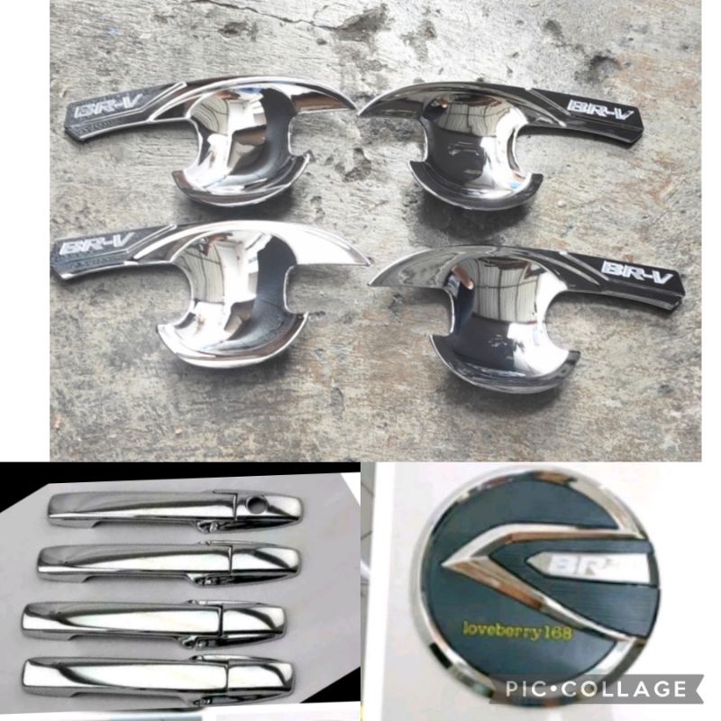 Jual cover handel outer tank cover HONDA BRV 2016-2021 warna chrom ...