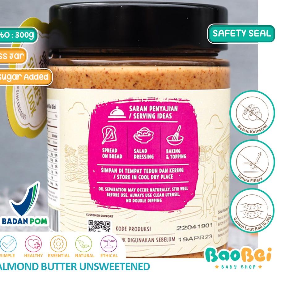 Jual Semuanya baru--Sincere Selai / Butter 300gr Gula Sorghum /Mpasi ...