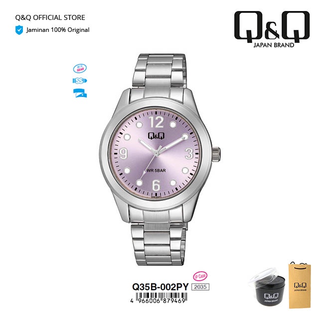 Jual Q&Q QnQ QQ Original Jam Tangan Wanita Fashion Analog Rantai ...