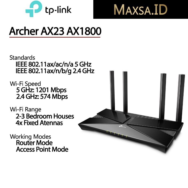 Jual TP-LINK Archer AX23 AX1800 Dual-Band Wi-Fi 6 Router | Shopee Indonesia