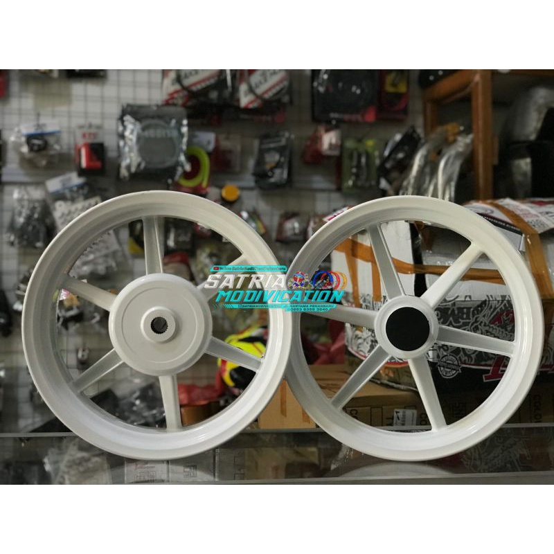 Jual Velg Racing Vrossi Palang 6 Starmax Yamaha Aerox White | Shopee Indonesia