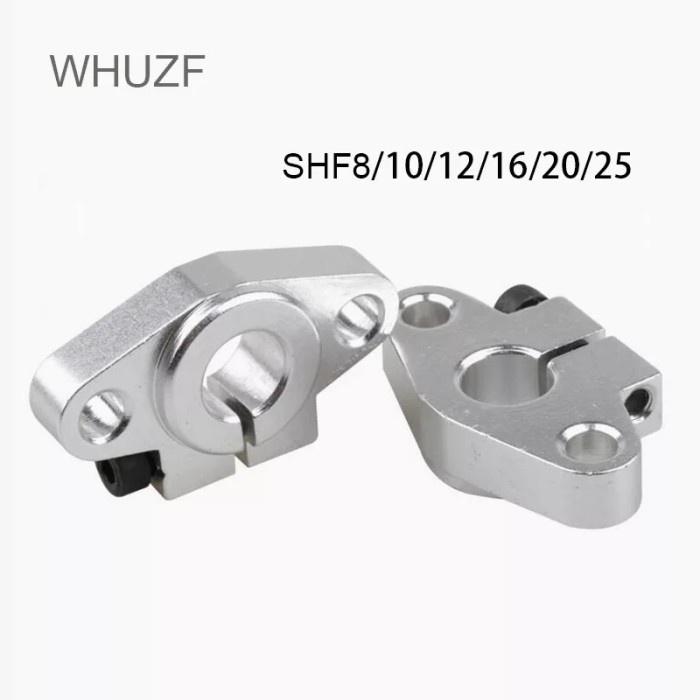 Jual SHF8 SHF10 Horisontal Shaft Support CNC Rod Holder Besi As 8mm ...