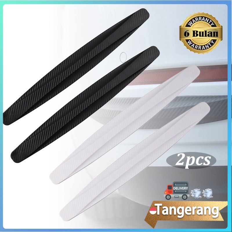 Jual 1pasang Bumper Guard Pelindung Bumper Mobil Carbon Pelindung ...