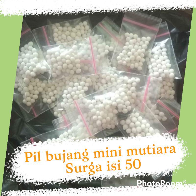Jual Pil mini mutiara surga per klip 50biji | Shopee Indonesia