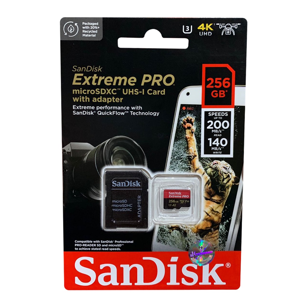 Jual Micro SD Memory Card SanDisk 32GB 64GB 128GB 256GB A1 A2 Extreme PRO 100MBPS 200MBPS ...