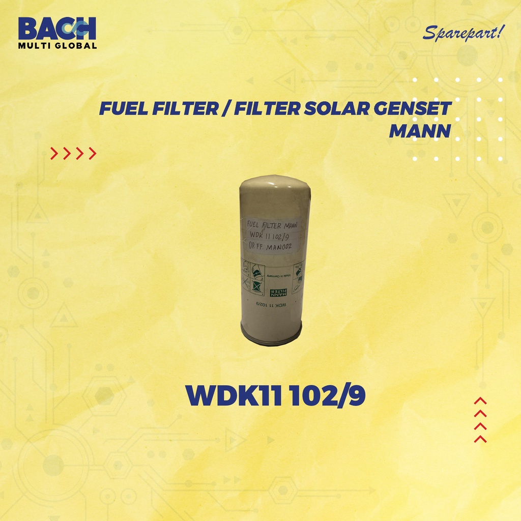 Jual FUEL FILTER /FILTER SOLAR GENSET MANN WDK11 102/9 | Shopee Indonesia