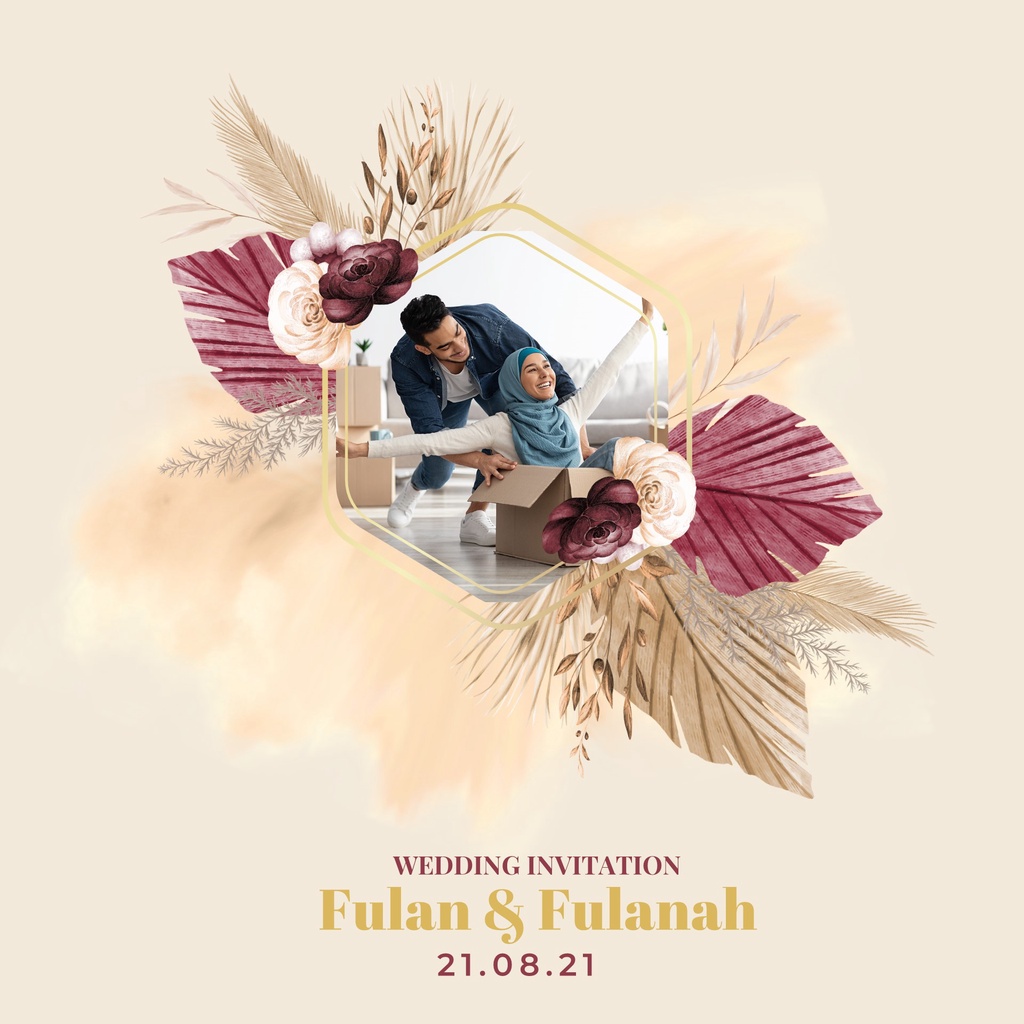 Jual Undangan Nikah Video Rustic (UNDANGAN TEMA 4) Undangan Video Nikah ...