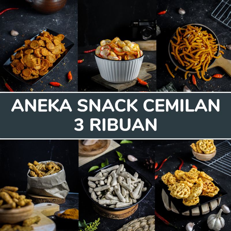 Jual Aneka Camilan Pedas Serba 3000 Aneka Camilan Snack Dan Chiki ...