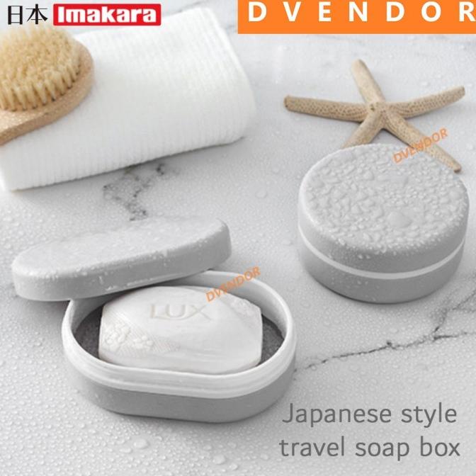 Jual Imakara Tempat Sabun Batang Portable Kamar Mandi Travel Soap Box ...