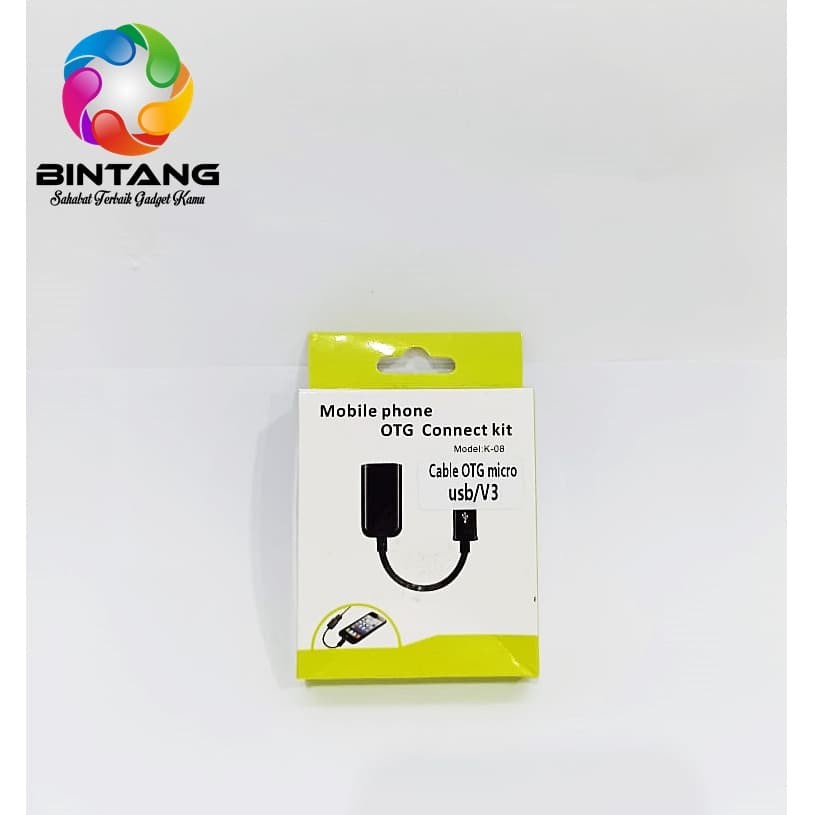 Jual KABEL OTG MINI USB/V3 | Shopee Indonesia