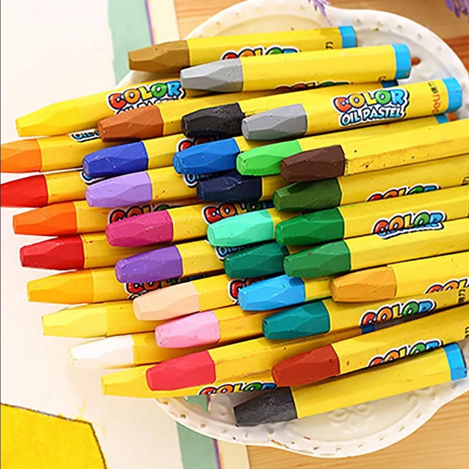 Jual Pensil Kayu Warna Classic Colour GREEBEL & Pensil Crayon Oil ...