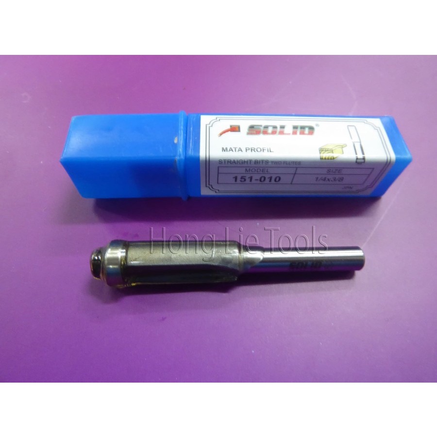 Jual Solid 151-010 Mata Router / Profil Flush Bit 10 mm ( u/ meratakan ...