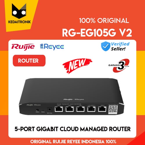 Jual NEW Router Ruijie Reyee RG-EG105G V2 Reyee Cloud Managed Router | Shopee Indonesia