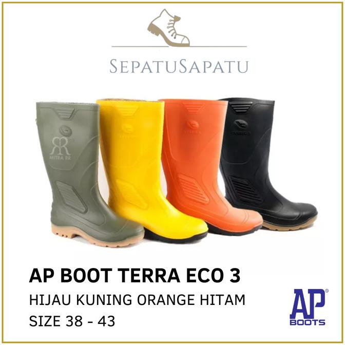 Jual Sepatu Boot Karet PVC AP Boots Terra Eco 3 Original | Shopee Indonesia