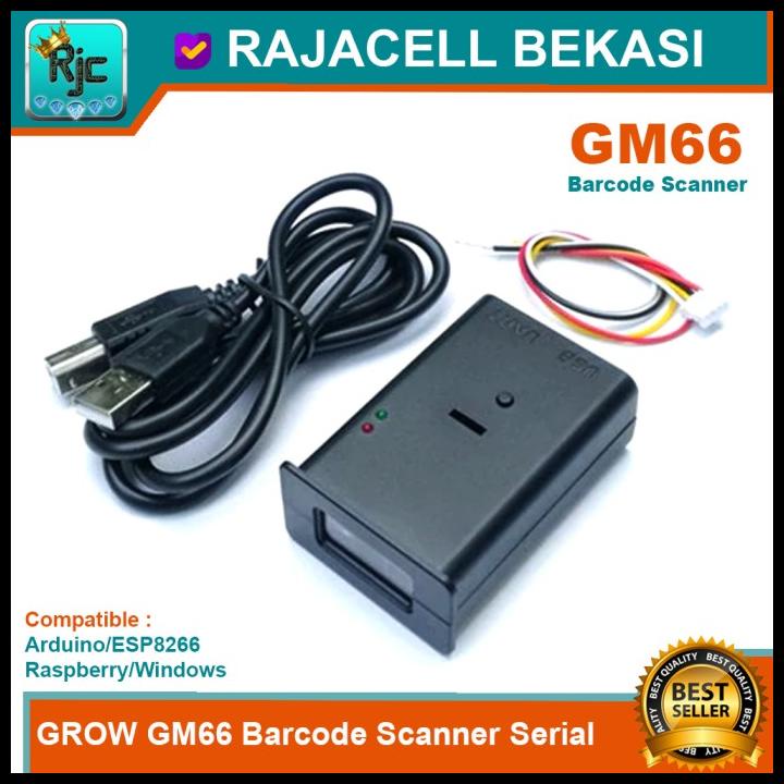 Jual Grow Gm66 Gm67 Usb Serial Barcode Scanner Reader Ttl Uart Arduino ...