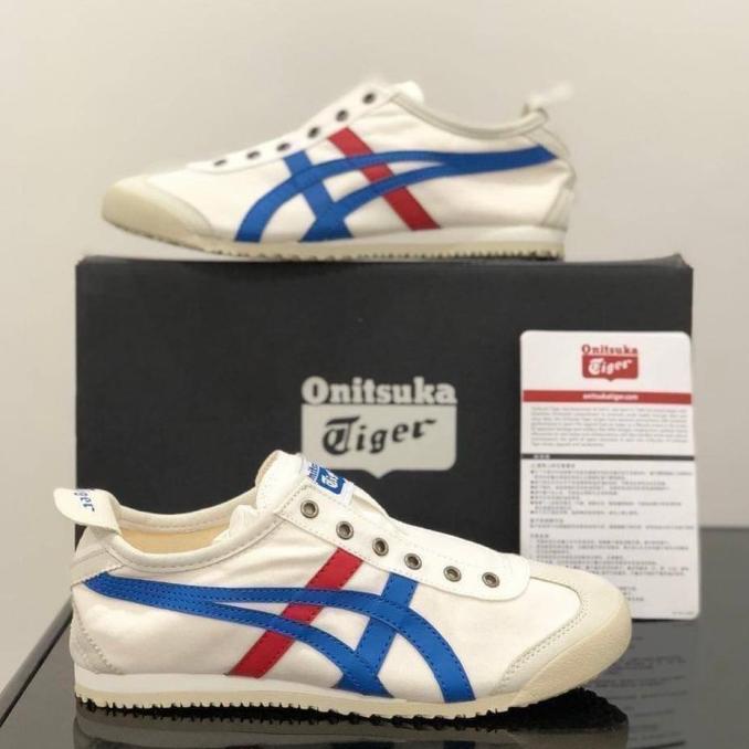 Jual Sepatu Onitsuka Tiger Mexico 66 Slip On White France Original | Shopee Indonesia