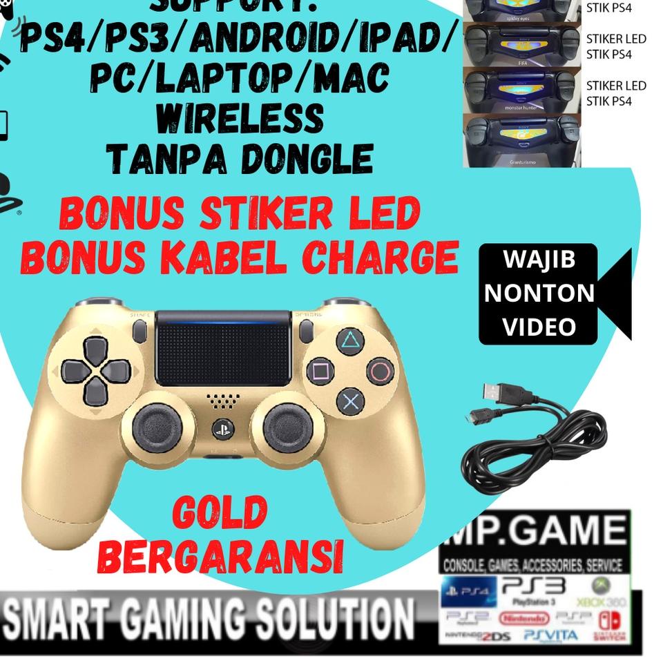 Jual KODEK0w0V--Stik Stick IPAD DS4 PS PC Laptop PS4 SILVER Wireless ...