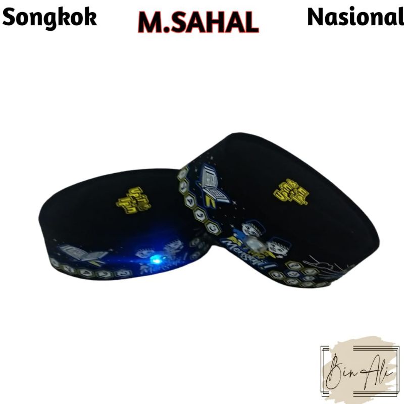 Jual PECI LED KARAKTER ANAK||Songkok NU Led,Upin ipin LED kopiah anak ...