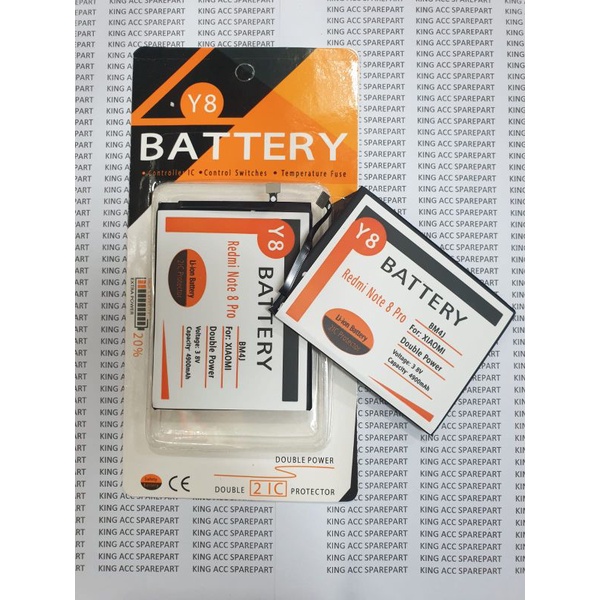Jual BATERAI BATRE BATERE BATTERY XIAOMI REDMI NOTE 8 PRO BM4J Y8 ...