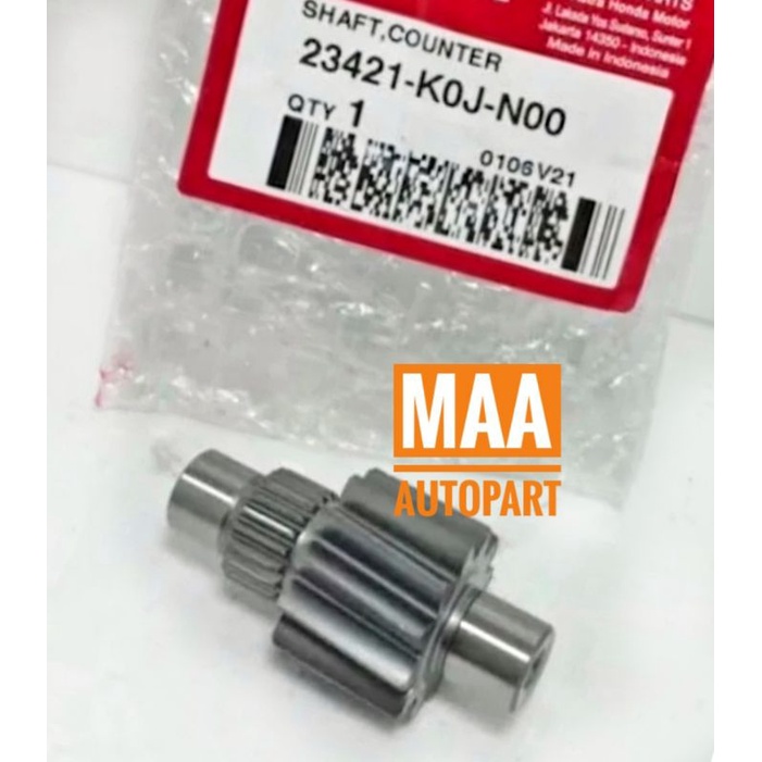 Jual Shaft Counter As Gir Gear Rasio Kecil Beat K1A Genio Scoopy K2F ...
