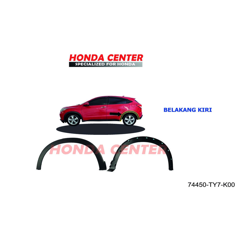 Jual list lis garnish protector spoiler fender spakbor atas ban honda ...