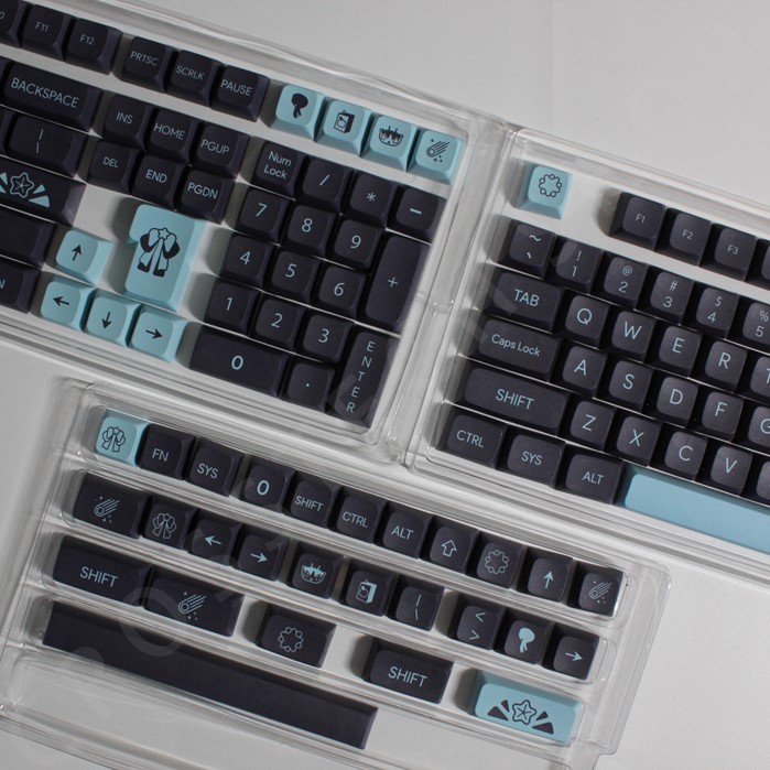 Jual COMET KEYCAPS XDA PROFILE REVERSE DYE SUB MECHANICAL KEYBOARD 136 ...