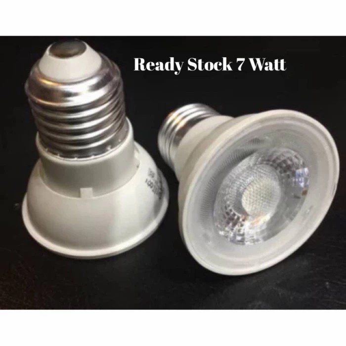 Jual lampu led spotlight 7watt mr16 7w fitting e27 spot led 7 w 7 watt 220v - sinar putih ...