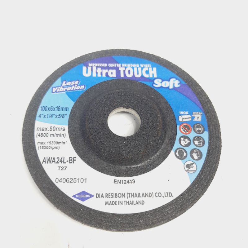 Jual Batu Gerinda Poles Besi & Stainless 4 inchi X 6 MM ULTRA TOUCH ...