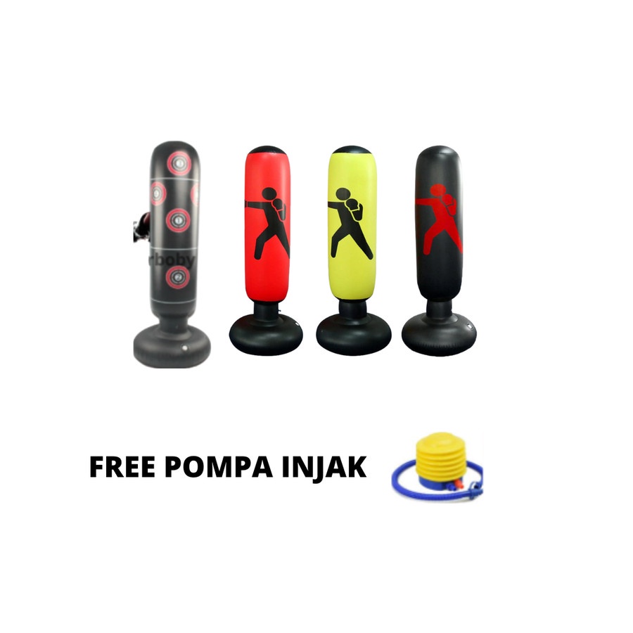 Jual Alat Samsak Tinju Gantung Berdiri Dewasa Anak Peralatan Latihan ...