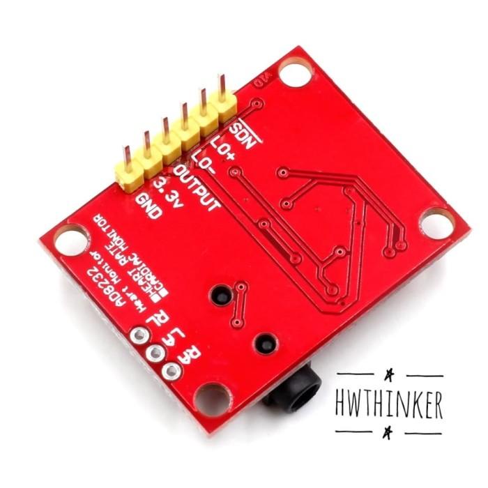 Jual Modul Sensor ECG EKG Electrocardiogram AD8232 pulse Heart Rate ...
