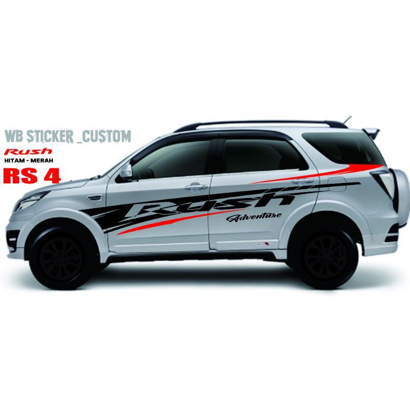 Jual CUTTING STIKER MOBIL TOYOTA RUSH STRIPPING TOYOTA STIKER DECAL | Shopee Indonesia