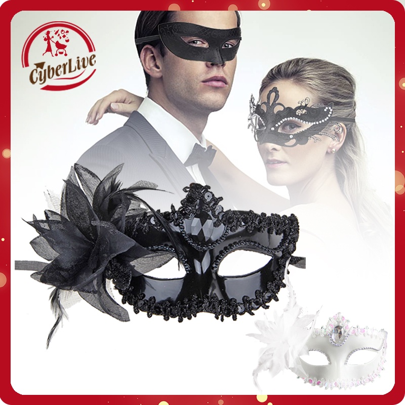 Jual Topeng Pesta Venetian Masquerade Party Mask Topeng Pria / Topeng Wanita Couple Mardi Gras ...