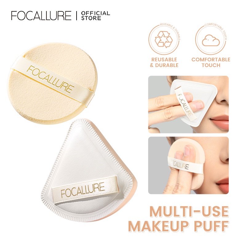 Jual FOCALLURE Makeup Sponges Puff Multi-use Makeup Puff Powder Puff ...