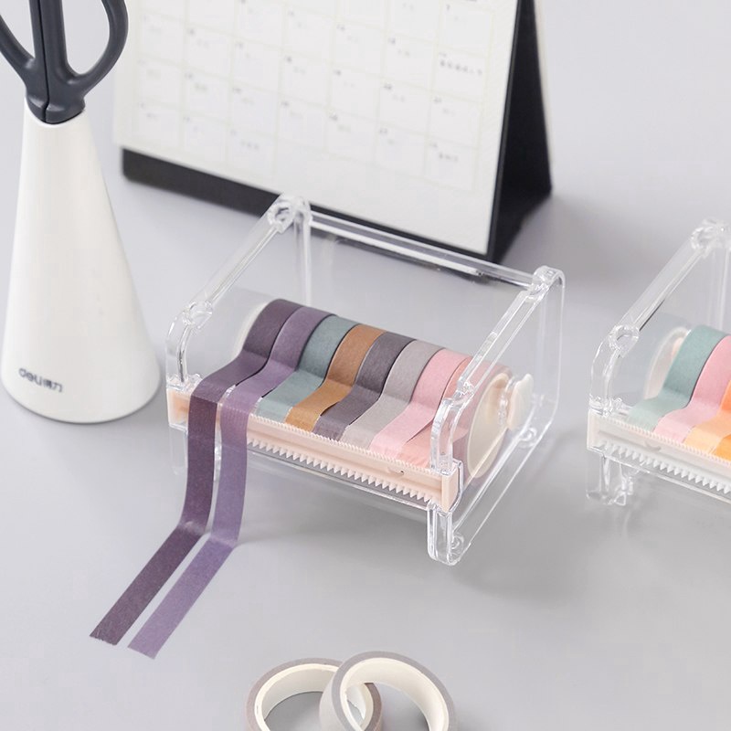 Jual Washi Tape Dispenser Bening Aesthetic Storage Isolasi | Shopee ...