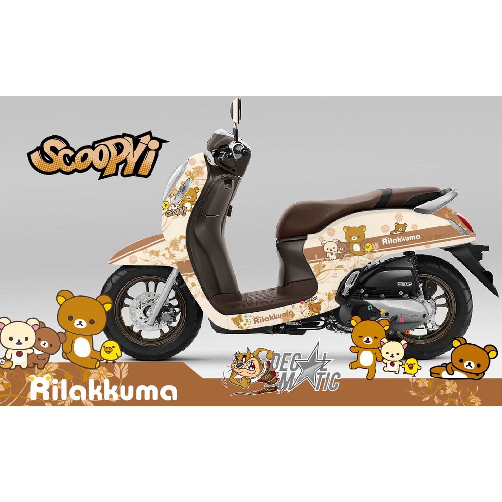 Jual Sticker Full Body Stiker Decal Scoopy Karbu FI ESP Prestige 2020 ...